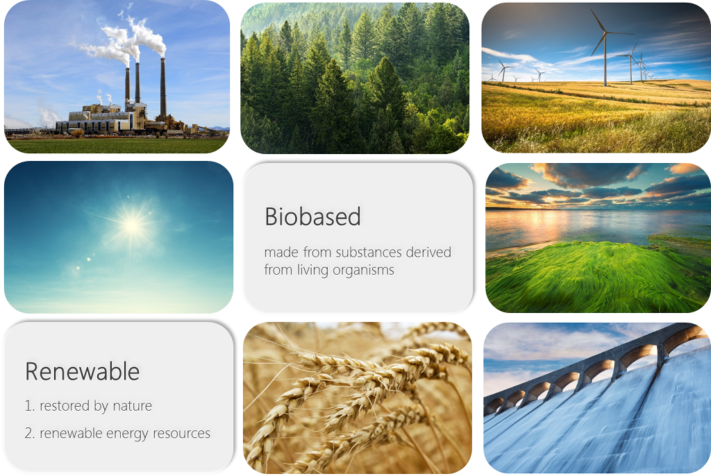 Bio-based and renewable