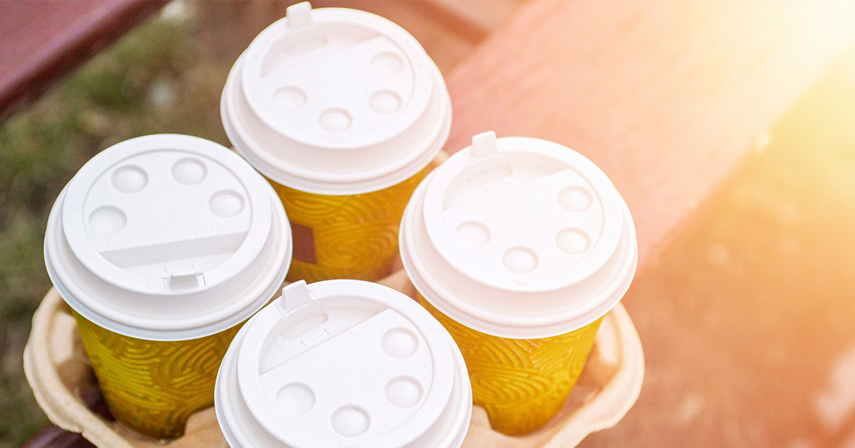 Circular solution for hot food & beverage packaging.